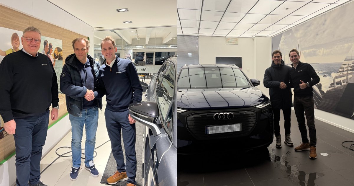 Trenerne takker Møller Bil Hvam for nye biler / Lillestrøm